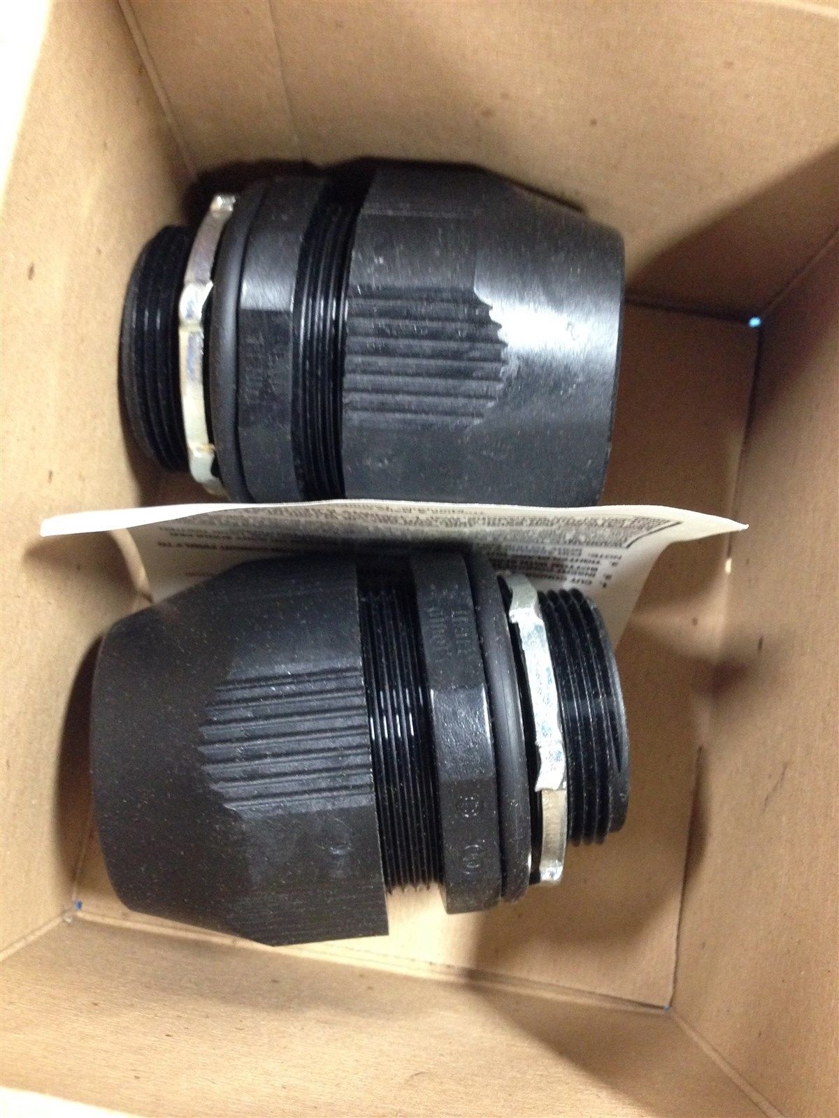 LOT OF 2 THOMAS & BETTS LT150P 1-1/2" STRAIGHT BULLET CONDUIT FITTING ...