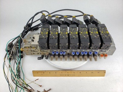 ASCO 7x Joucomatic Valve Block 35500093 18900001 Pneumatic Air ...