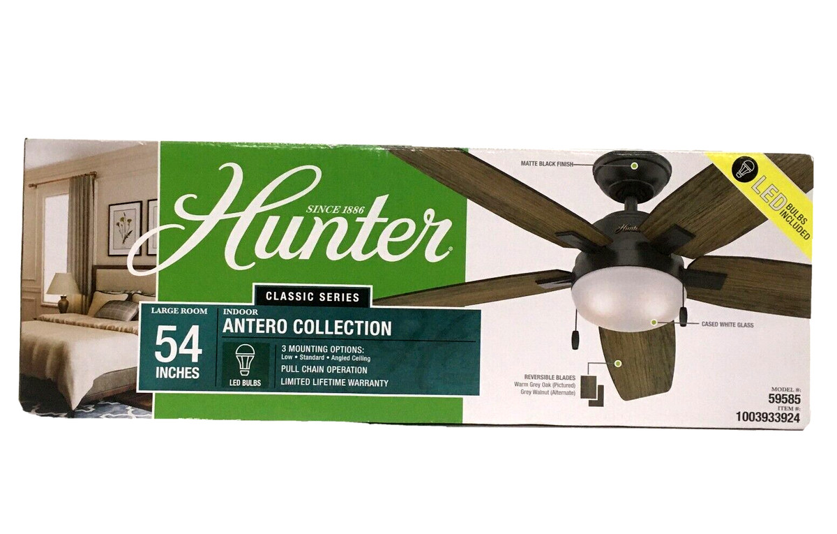 Hunter Contempo Led 54 Indoor Ceiling Fan Costco | Shelly Lighting