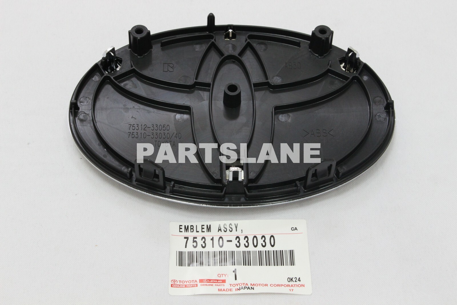 Toyota OEM Genuine Emblem Assy Front Logo | 75310-33030 | Genuine OEM ...