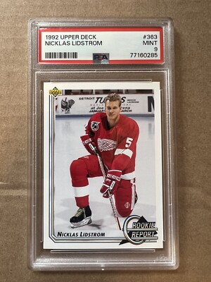 1992 Upper Deck #363 Nicklas Lidstrom (Rookie) HOF | eBay
