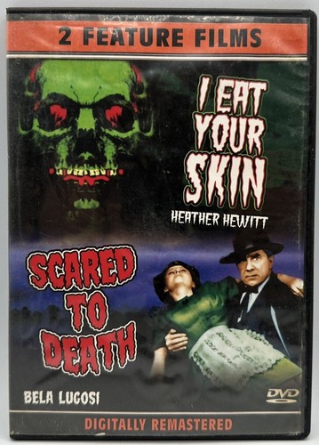 I Eat Your Skin and Scared to Death DVD Horror Movies Double Feature ...