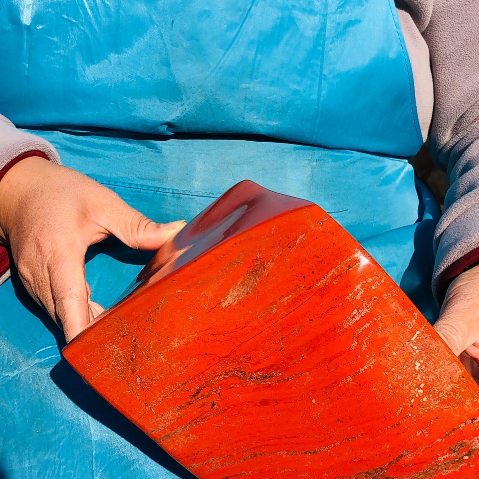 8950g Natural Beautiful Red Jasper ore Crystal Mineral Specimen Healing ...