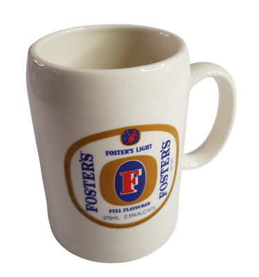 Vintage Fosters Larger Mug Westminster Stoneware Beer Carlton & United ...