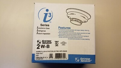 System Sensor 2W-B Photoelectric i3 Series 2-Wire Smoke Detector NEW ...