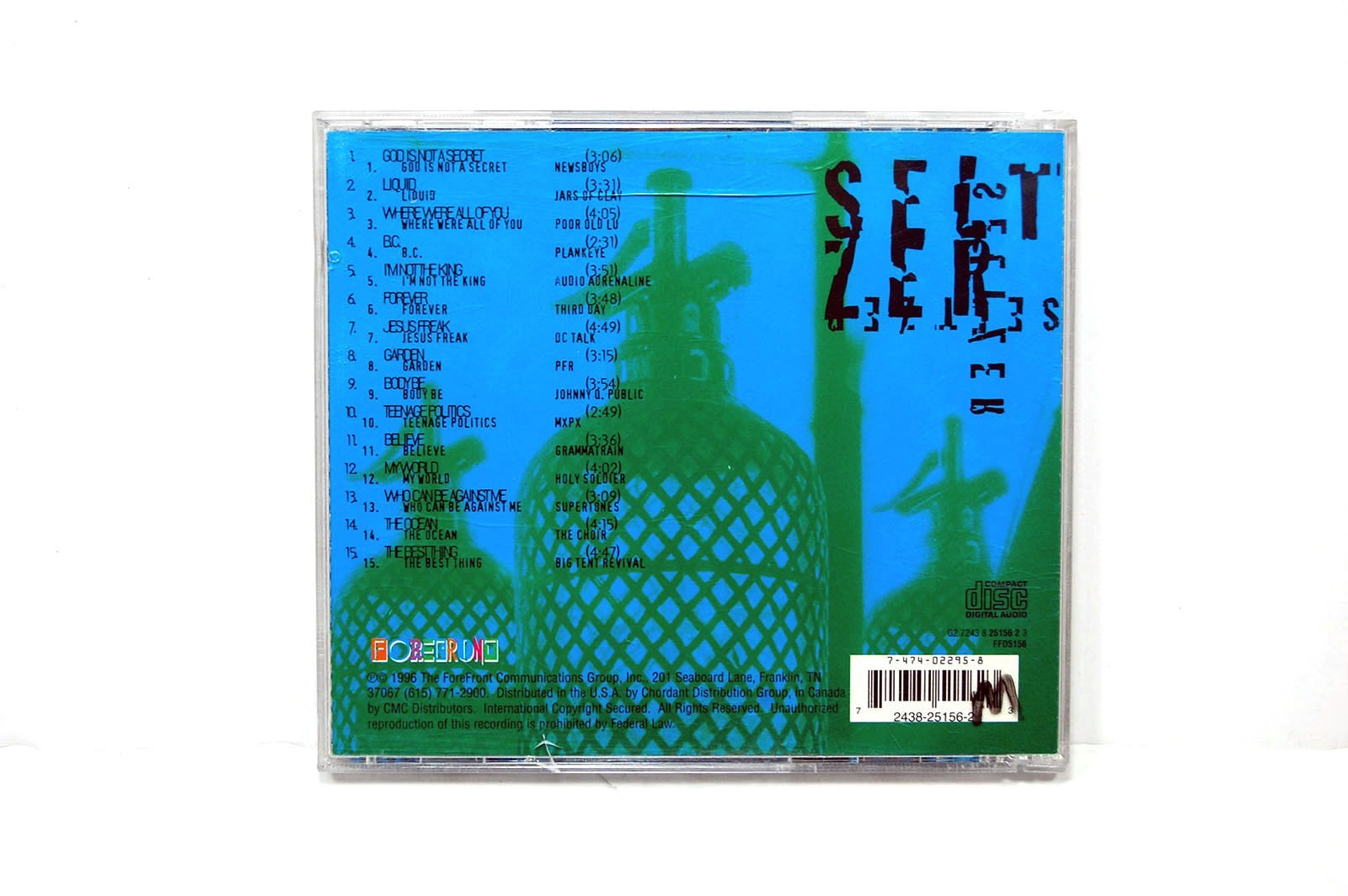 Seltzer - Modern Rock To Settle Your Soul by VA (CD, 1996, Forefront ...