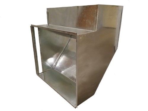 HVAC sheet metal Return Air Boot with filter slot 14"x20"; Duct Size 20 ...
