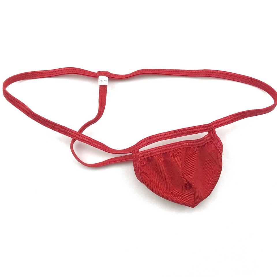 K161 G1612 Mens Micro Pouch Nut Cupper String Thong Fun Wear Open Pouch ...
