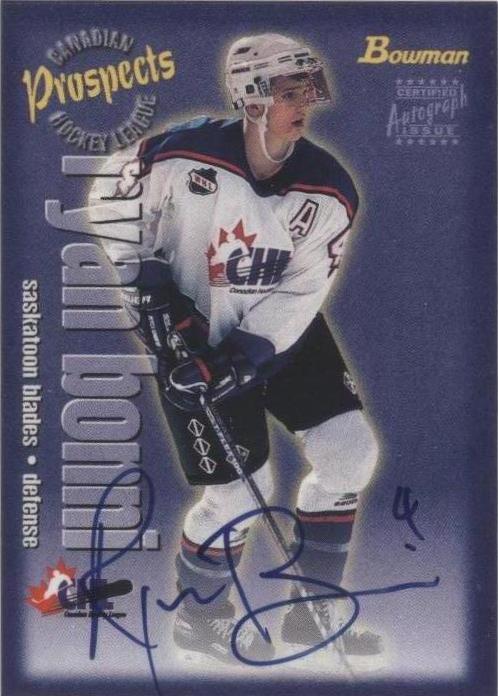 1997-98 Bowman CHL - Autographs Ryan Bonni #135 (AU, RC) for sale ...
