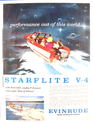Evinrude Starflite V-4 Print ad | eBay