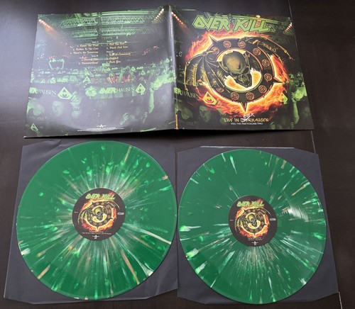 Overkill Live in Overhausen Feel the Fire Volume Two green splatter ...