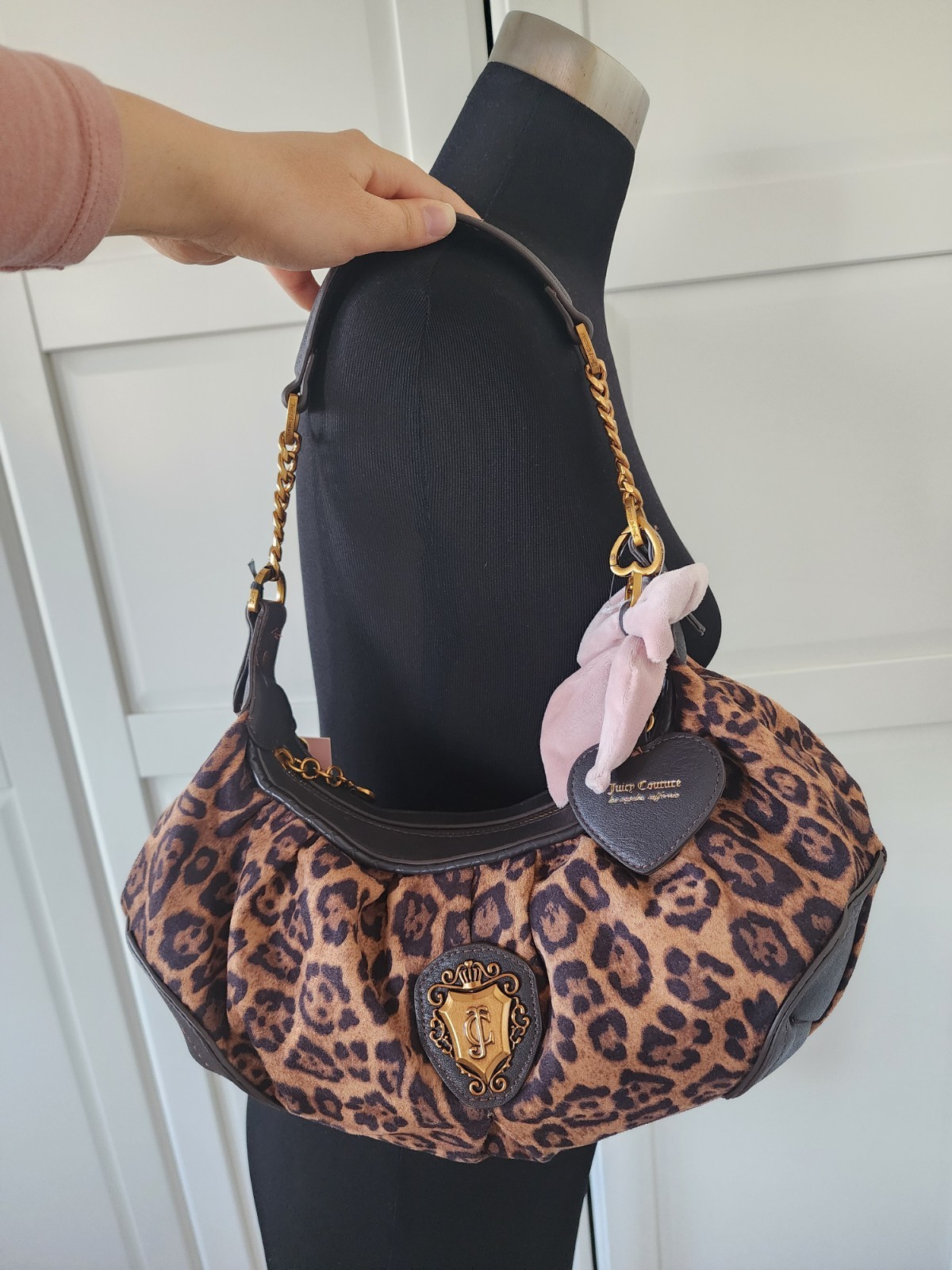 Juicy Couture Natural Leopard Romance Hobo shoulder Bag | eBay