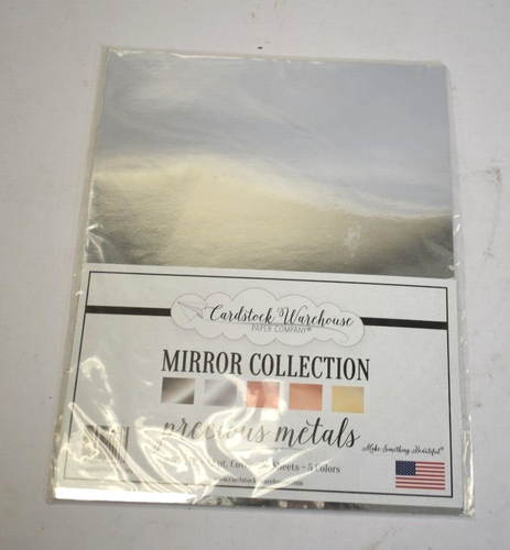Cardstock Warehouse Mirror Collection Precious Metal 12pt Cover 10 ...