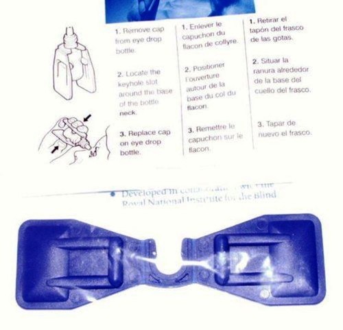 AUTOSQUEEZE Eye Drop Bottle Assister Squeezer Arthritis Medical ...