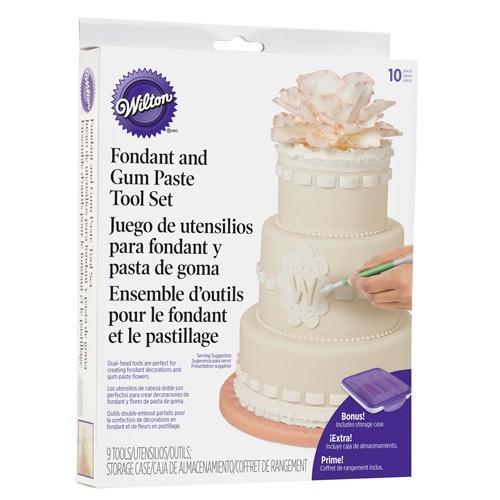Wilton FONDANT AND GUM PASTE TOOL SET 10 Pieces Total | eBay