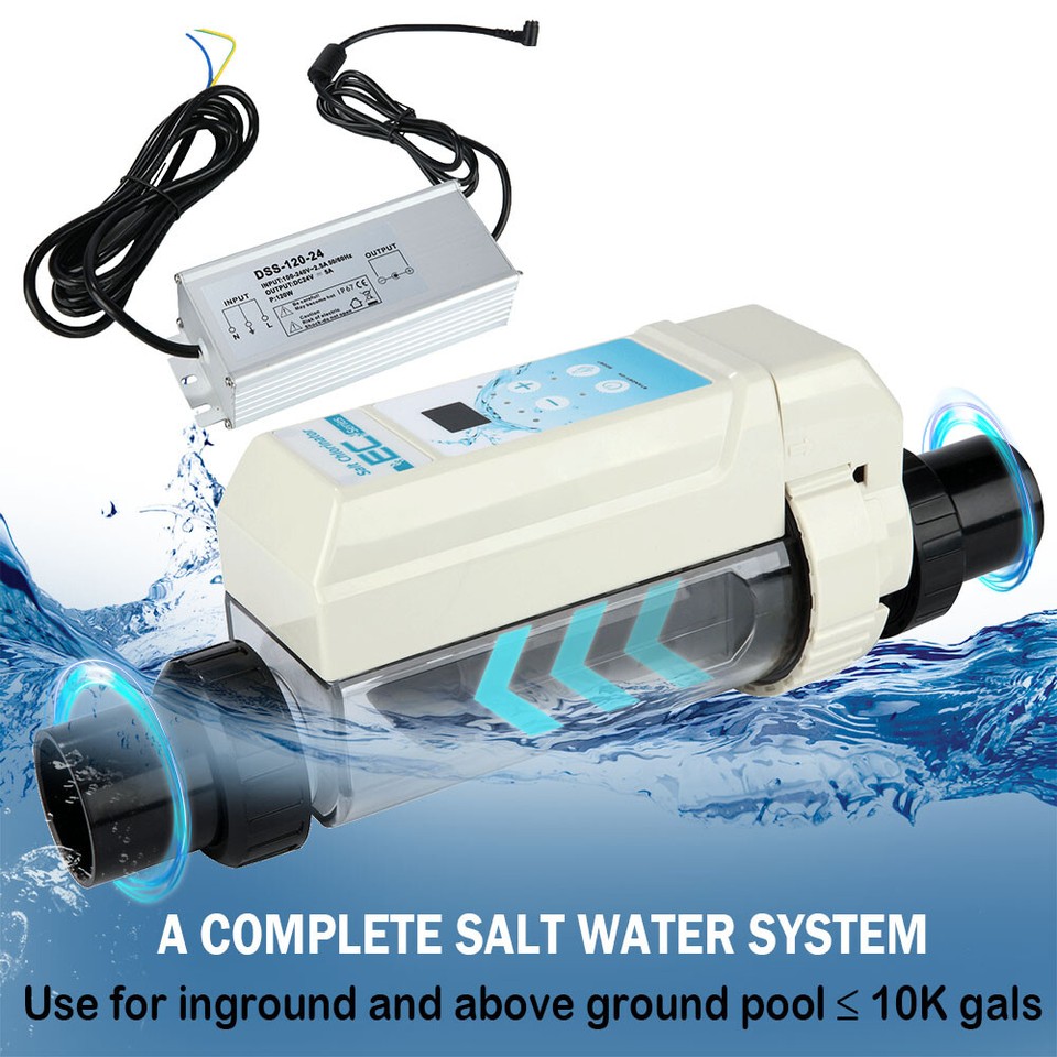 Saltwater System for Up To 16000 Gallon Above Ground Pools with 5 Chlorine Level | eBay