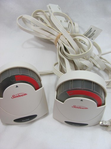 Sunbeam Dual Heated Blanket Controller PAC-237 B85KQP 4 Prong E23623 ...