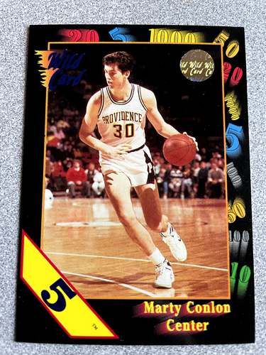 1991-92 Wild Card Marty Conlon 5 Stripe Rookie Card #92 Providence | eBay