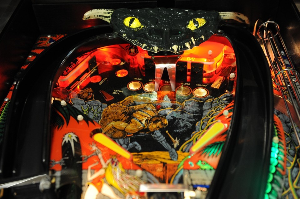 Awesome! Grand Lizard Pinball 1986 machine by Williams. Clean HUO only ...