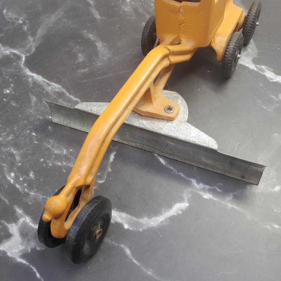 Vintage Slik-Toy Metal Road Grader Scraper Tractor | eBay