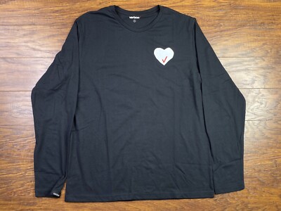 Verizon Wireless Logo T Shirt Long Sleeve Mens Large Black YY | eBay
