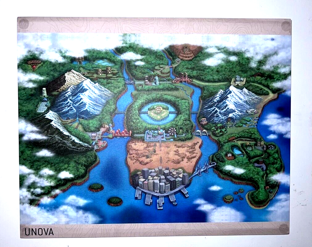 Unova Pokemon Map Create A ALL UNOVA PLACES (with Names) Tier List