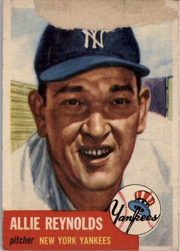 1953 Topps #141 Allie Reynolds DP - POOR | eBay