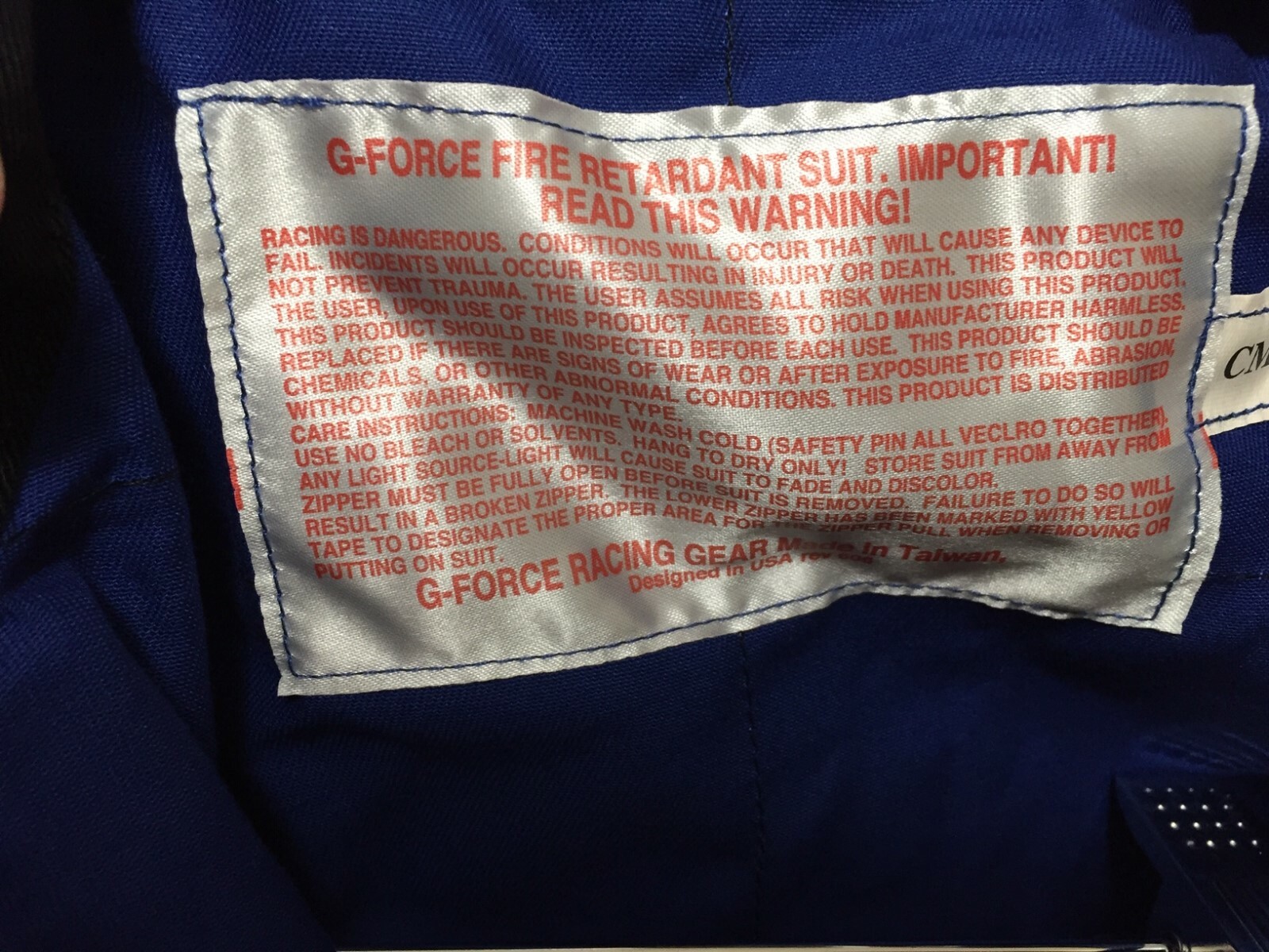 G-FORCE Blue Youth Medium GF145 1 Piece Driving Suit P/N 4145CMDBU | eBay