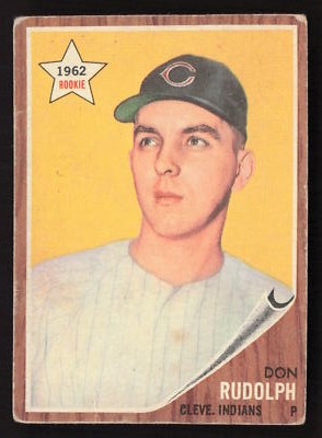 Don Rudolph 1962 Topps #224 Cleveland Indians PR CR MK | eBay