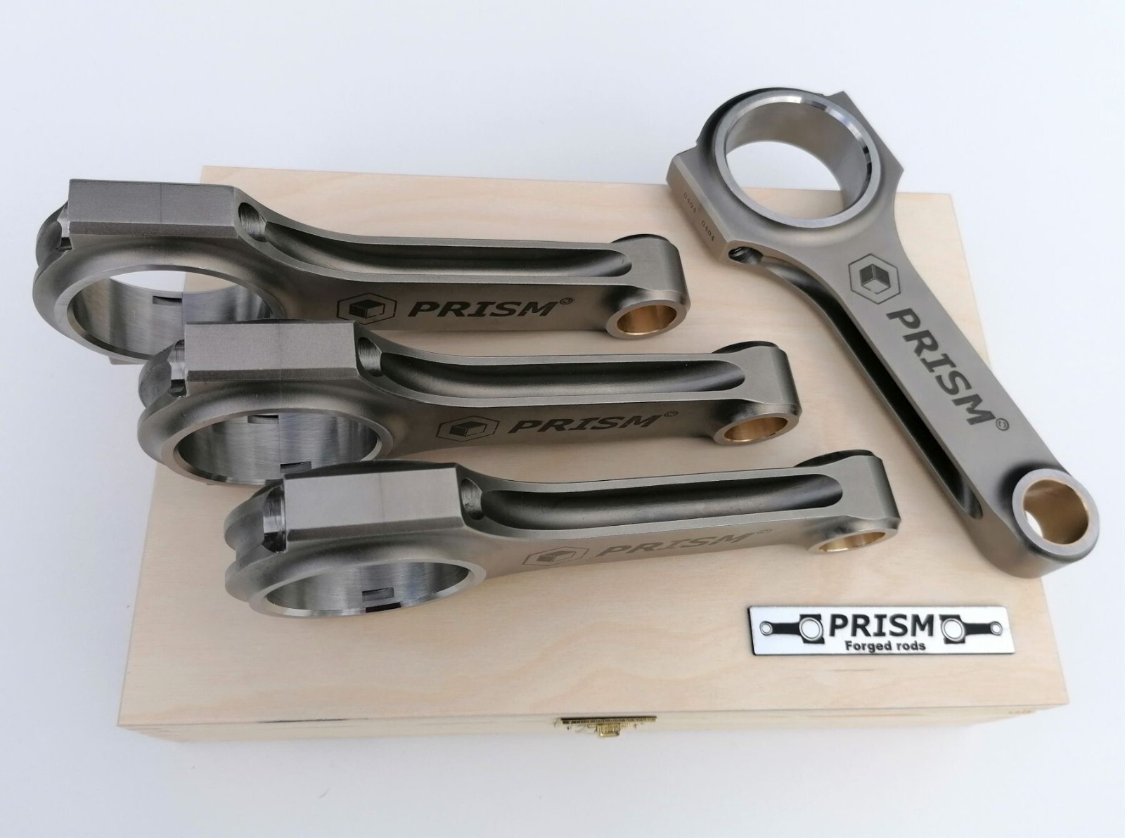 VW Audi 1.8T RIFLE DRILLED forged connecting rods +BOLTS conrods PRISM ...