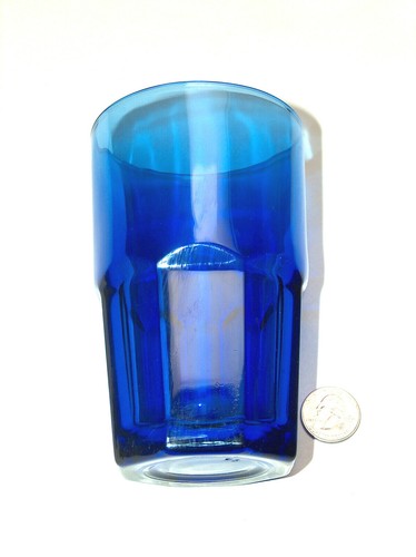 Libbey - CRISA 14oz OEM Replacement 5 3/8" Tall Blue Cobalt Water ...
