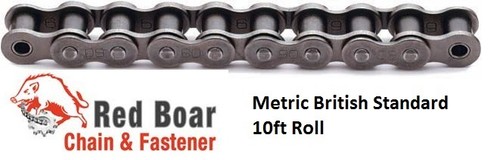 10B-1R Roller Chain Metric British Standard New from Red Boar Chain | eBay