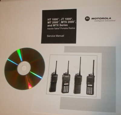 Motorola HT1000 Programming RSS and Service Manual CD | eBay