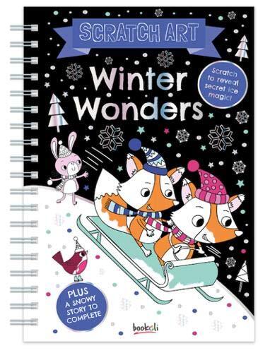 Winter Wonders Scratch Art Fun Book | Scratch Painti... | eBay.de