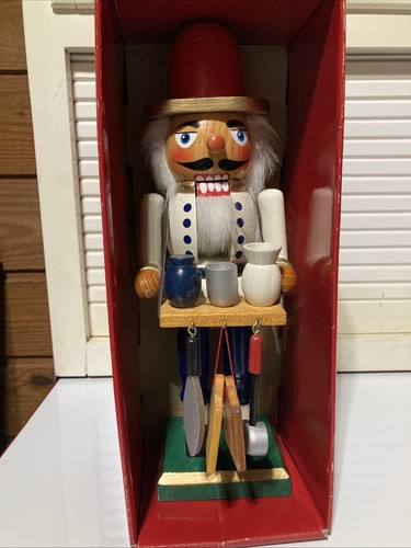 Vintage Macy's Holiday Lane Nutcracker 12” Chef NIB | eBay