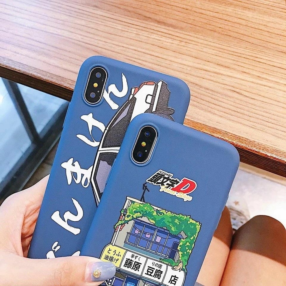 INITIAL D AE86 Silicone Phone Case Cover For iPhone 6 7 8 Plus X XR XS ...