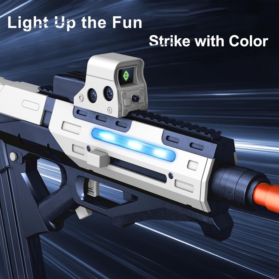 Toy Gun Automatic Sniper Rifle with Tactical Vest Kit Scope Toy Blaster ...