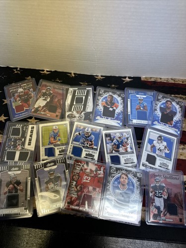 Lot Of 16 NFL Patch/Memorabilia Cards, Multi-year, Multi-Team/Players ...