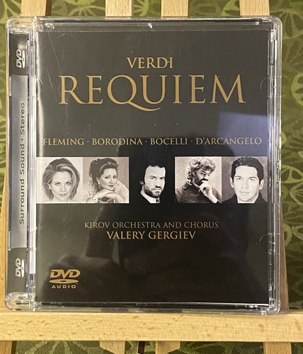 Verdi Requiem DVD-Audio NEW/SEALED Fleming Bocelli Gergiev Kirov Chorus ...
