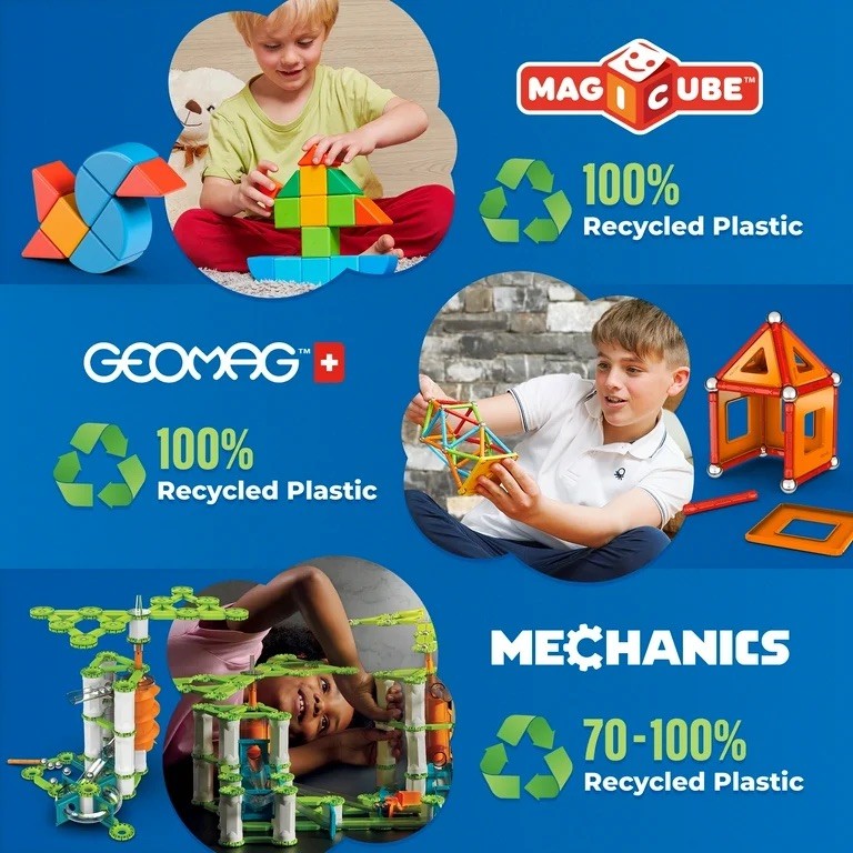 GEOMAG Magicube Shapes Recycled Magnetic Toy Set - 32 Pieces | eBay
