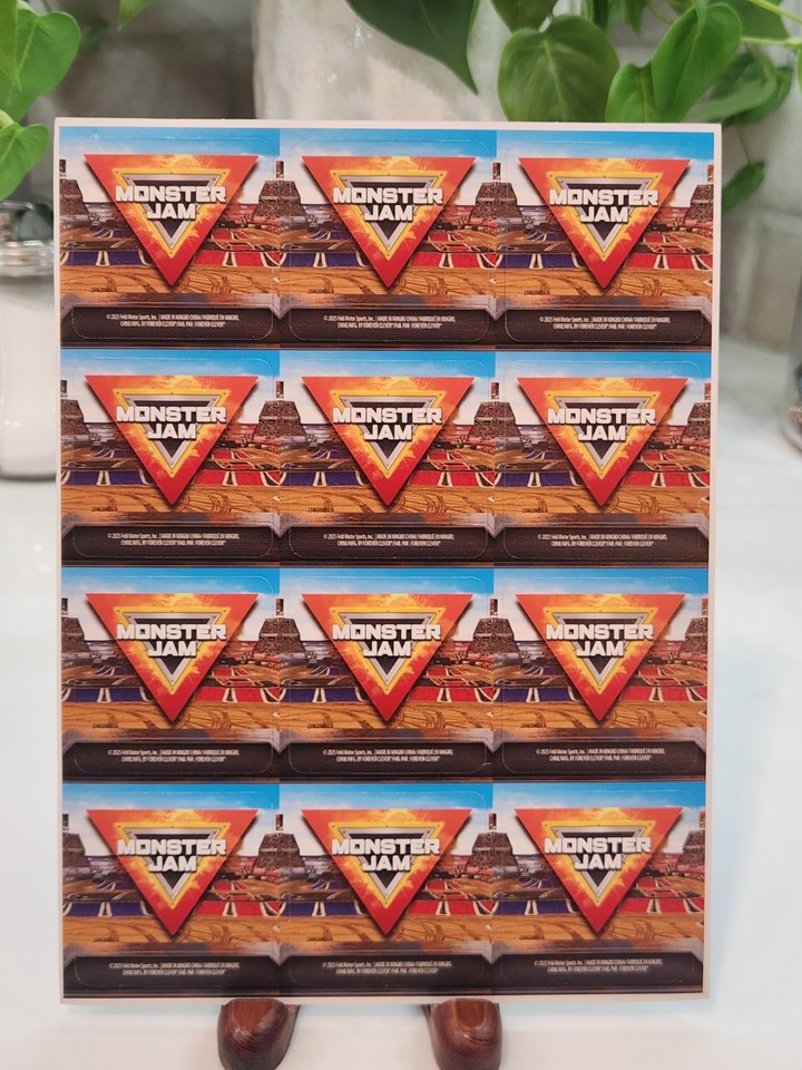 Monster Jam Memory Match Card Game 72 Matching Cards Brand New Factory ...