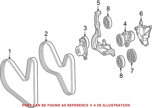 Genuine OEM Accessory Drive Belt Tensioner Assembly for Mercedes ...