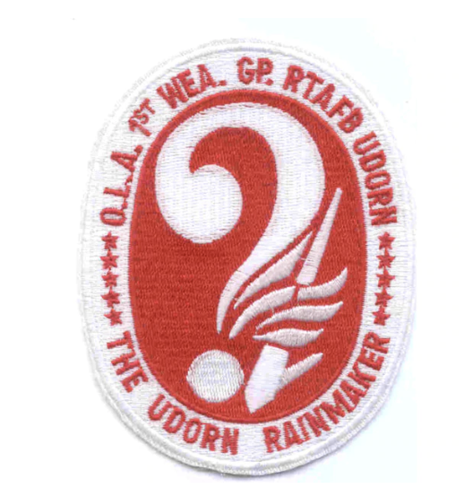4.5" AIR FORCE OIA 1ST WEATHER GROUP RTAFB UDORN RAINMAKER EMBROIDERED ...