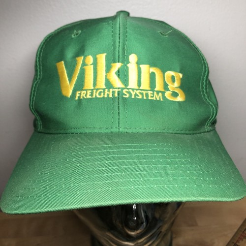 Viking Freight System Green Yellow Embroidered Hat Cap Vintage Shipping ...