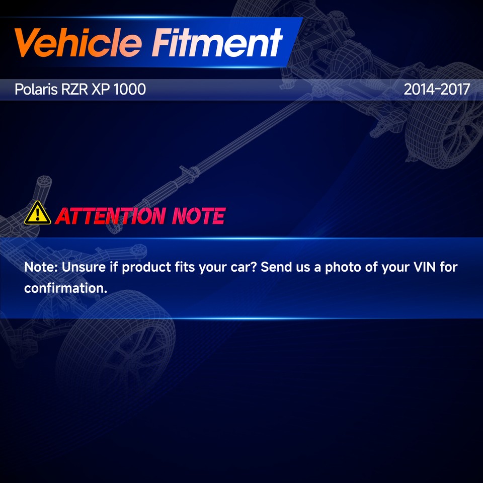 Rear Drive Prop Shaft For 2014-2021 Polaris RZR XP & XP4 1000 1333424 ...