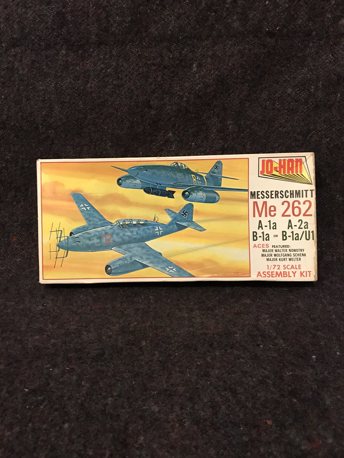 Jo-han model kits Messerschmitt Me 262 (A-1a, A-2a, B-1a, Or B-1a/U1) 1 ...