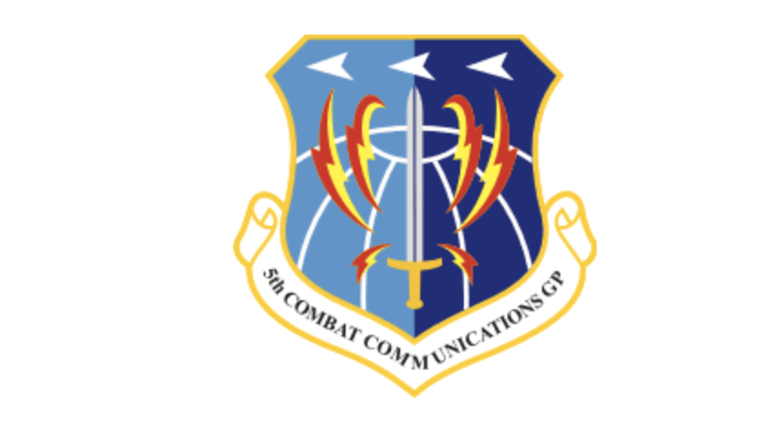 4" air force 5th combat communications group bumper sticker decal usa ...
