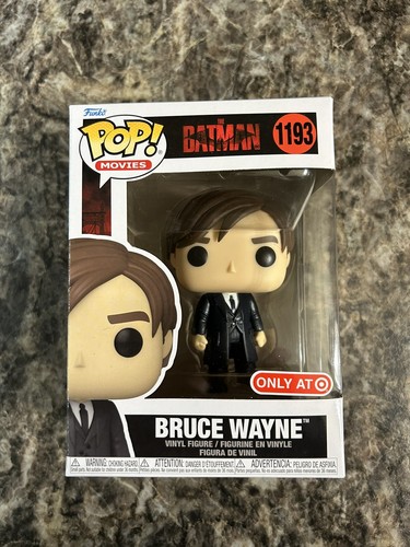 Funko POP! Movies Bruce Wayne The Batman 1193 Target Exclusive IN HAND ...