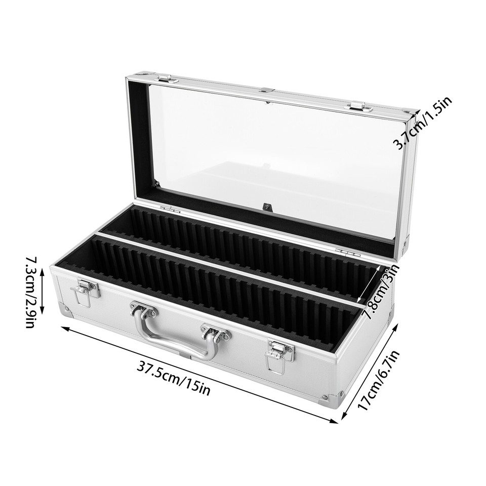 Aluminum Storage & Display Box Case Holds 50 PCGS NGC ANACS Coin ...