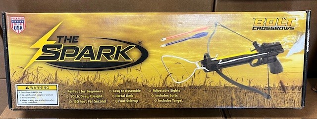 BOLT, THE SPARK , 50LB, EXTRA BOLTS, BOW STRINGS, FISHING BOLTS & LINE ...